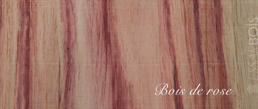 Essence de bois : bois de rose - exotique - Essarbois